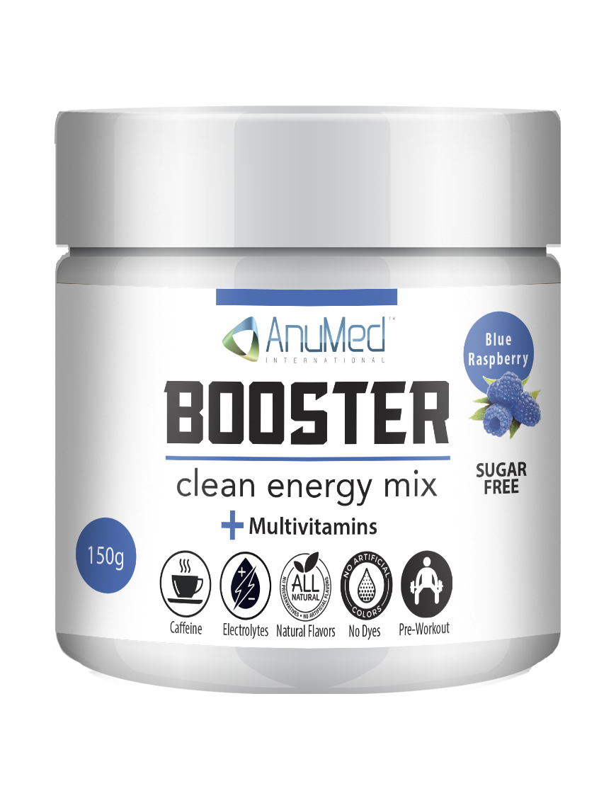 150g Booster Energy Mix - Blue Raspberry Flavor – AnuMed